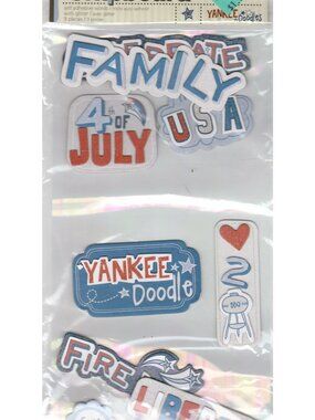 We R Memory Keepers | Design | Yankee Doodles 4th Of July Sticker ...
